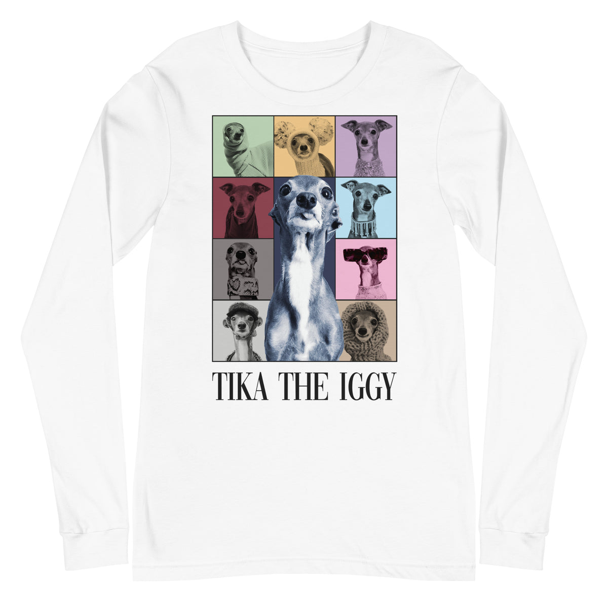 Long Sleeve Tee - Tika Through the Years – Tika the Iggy Shop